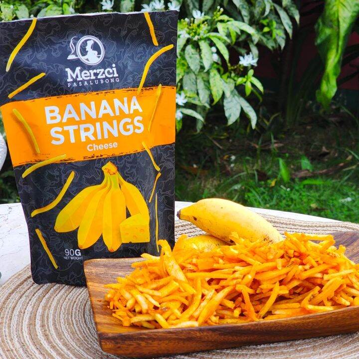 Banana Strings | 90 grams | Merzci Bacolod Pasalubong | Saba | Fried ...