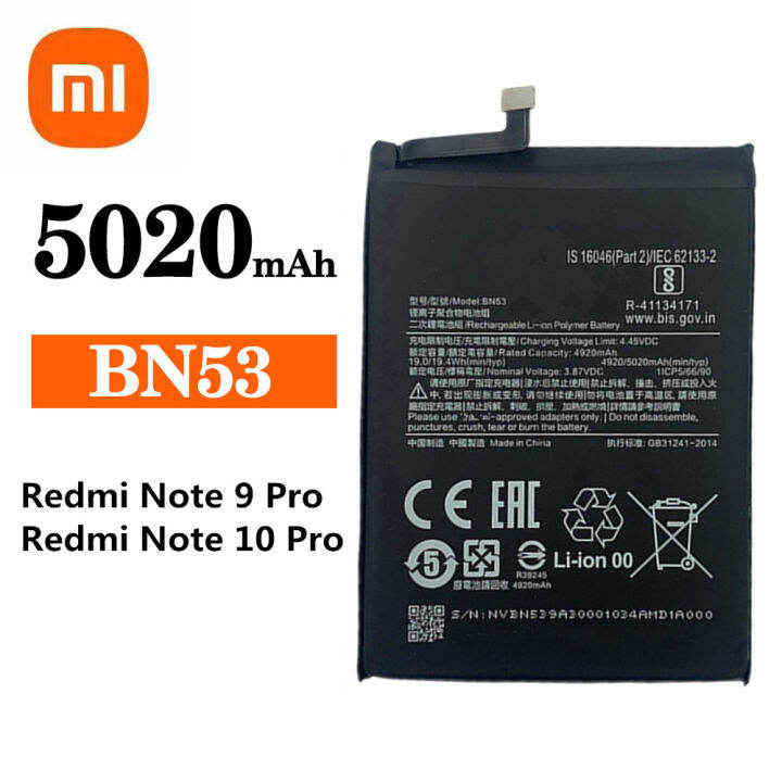 REDMI NOTE 9 PRO Battery / REDMI Note 10 Pro Battery(BN53) | Lazada PH REDMI NOTE 9 PRO Battery / REDMI Note 10 Pro Battery(BN53) | Lazada PH