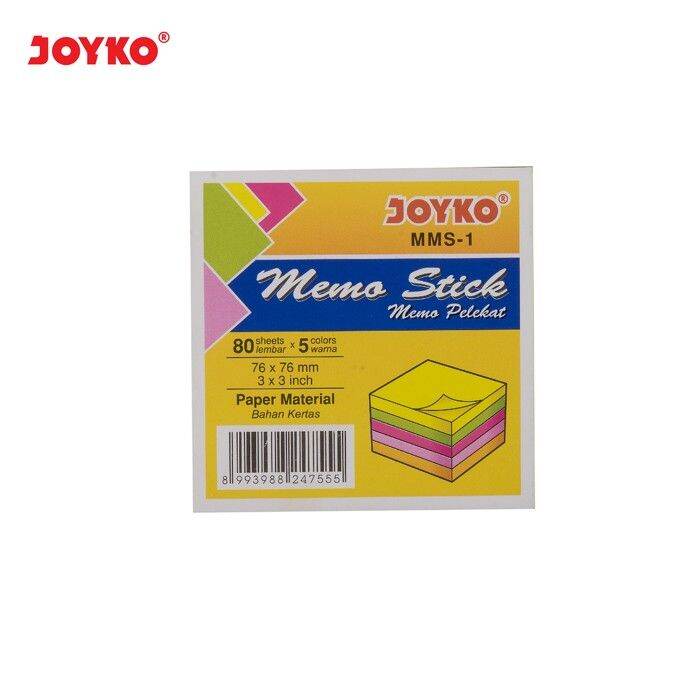 Memo Stick / Sticky Note / Kertas Memo / Memo Tempel Joyko MMS-1 76x76 ...