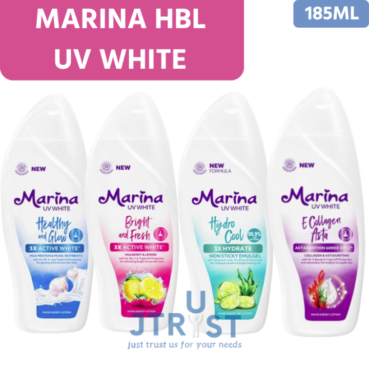 Marina Uv White Hand Body Lotion 185ml | Lazada Indonesia