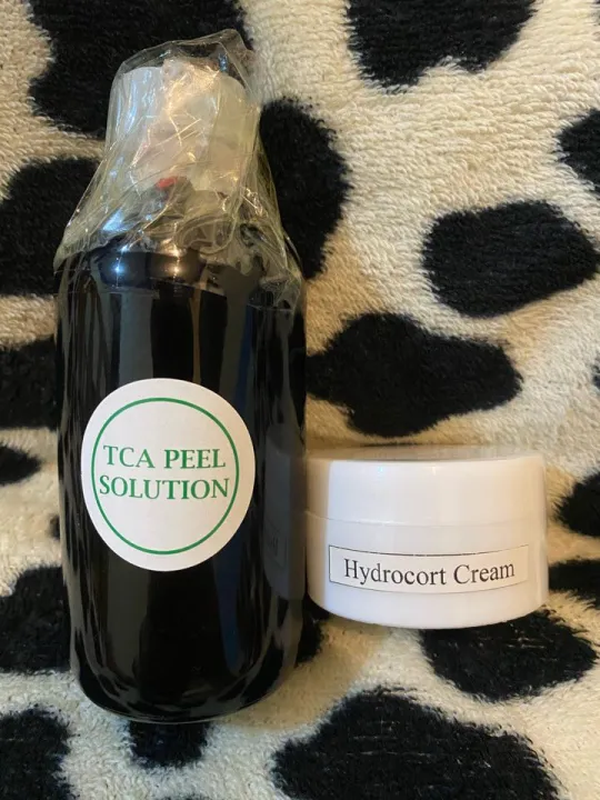 TCA Peel Solution 50% 120ml and Hydrocort Cream | Lazada PH