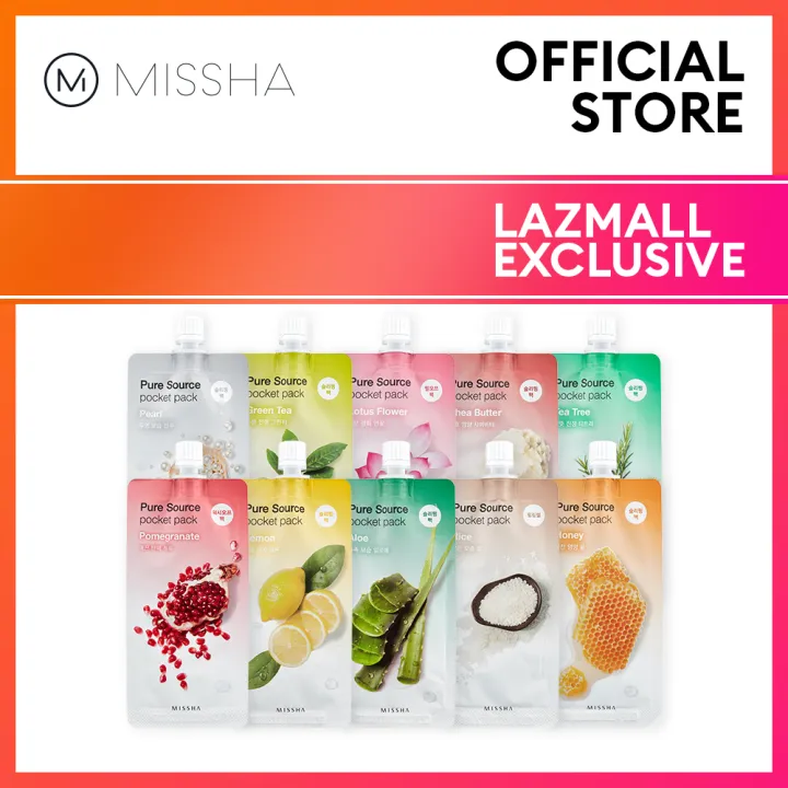 [MISSHA] PURE SOURCE POCKET PACK 10ml 1EA | Lazada