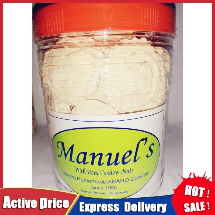 Manuel's Special Araro Cookies with Real Cashew Nuts (MEDIUM) 515grams ...