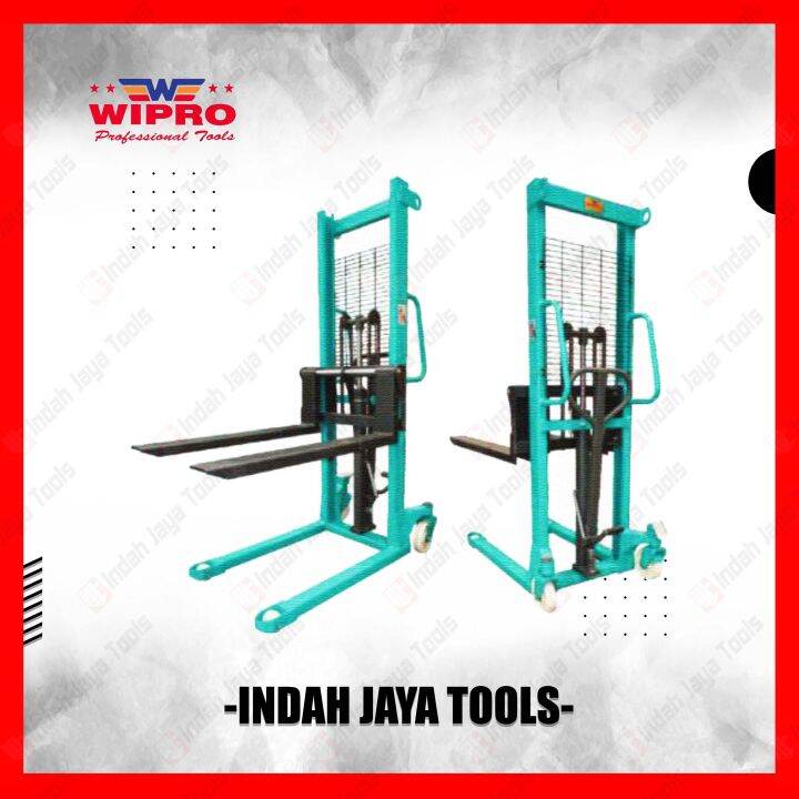 WIPRO HS-2000 Hand Stacker 2 Ton x 1.6 M - Alat Angkut Barang Hidrolik ...