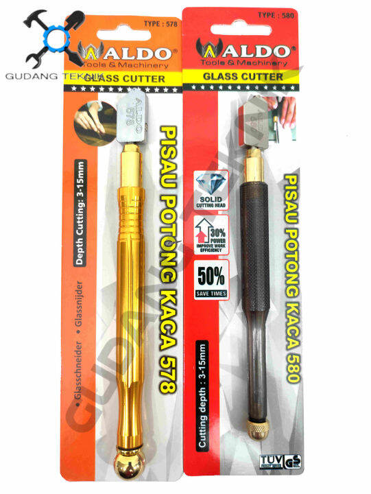 (ALDO) Alat Pemotong Kaca ALDO 578 580 3-15mm / Alat Kater Pisau Potong ...