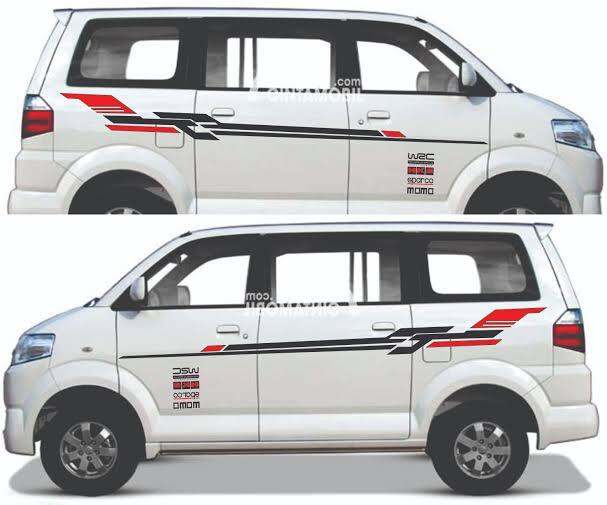 Stiker mobil suzuki apv sticker cutting mobil apv stiker mobil apv ...
