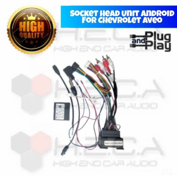 Socket PNP + Canbus Chevrolet Aveo Head Unit Android HU Plug And Play ...