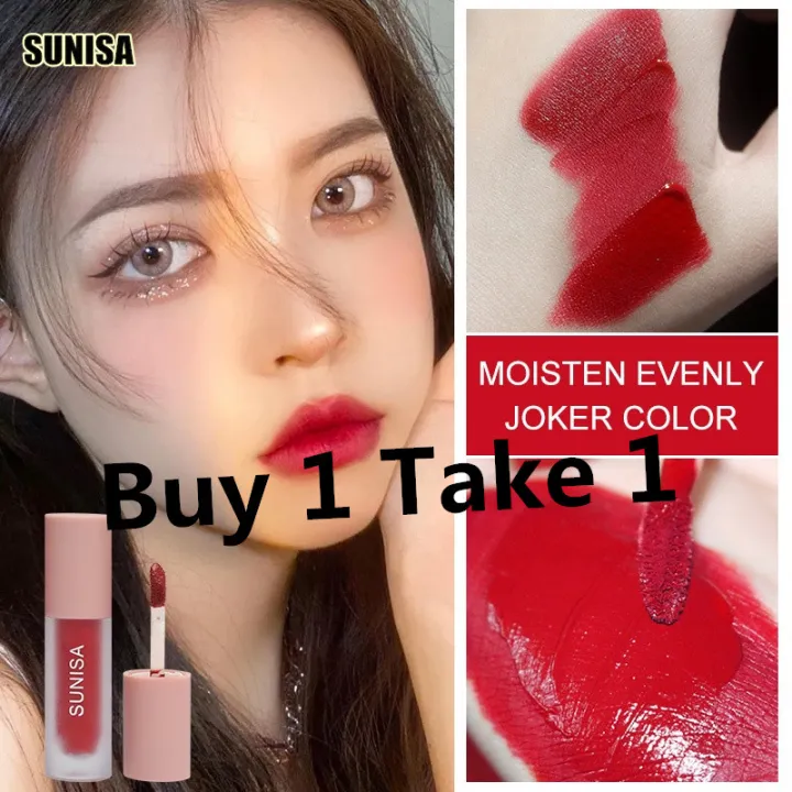 【Buy 1 Take 1】Original Sunisa Hold Live 5 in 1 Lip Tint Matte Waterproof Sunisa original store ...