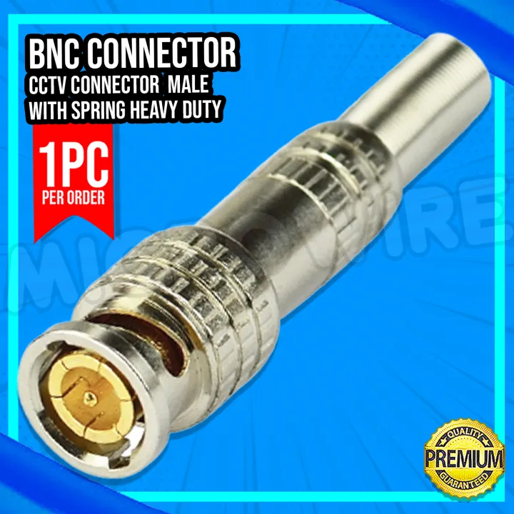 CCTV Camera connector BNC SCREW Solder Free Coaxial adapter Male ...