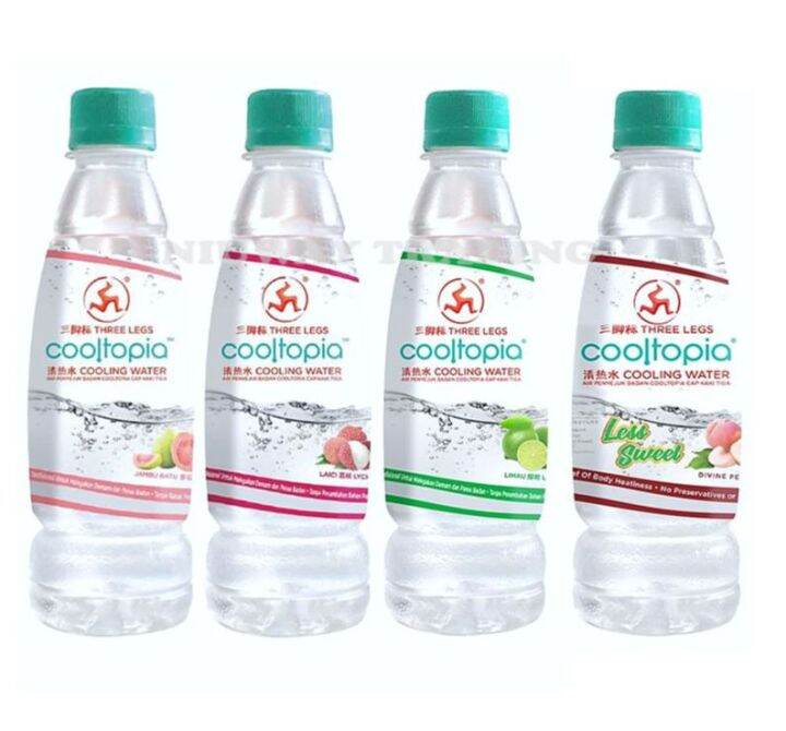 THREE LEGS COOLTOPIA COOLING WATER 320ML(Heat Relief) | Lazada
