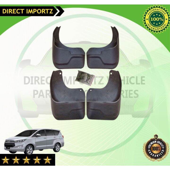 Toyota Innova 2016 to 2023 OEM Mudguard (Mud guard)2017 2018 2019 2020 ...
