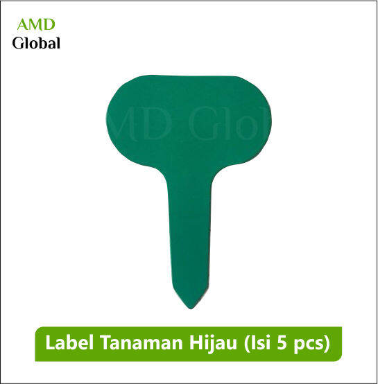 Plant Label / Label Tag Tanaman / Penanda Tanaman - Hijau (Isi 5 pcs ...