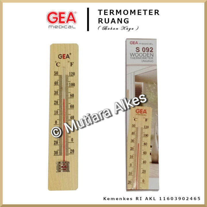 GEA Termometer Thermometer Ruang GEA Kayu | Lazada Indonesia