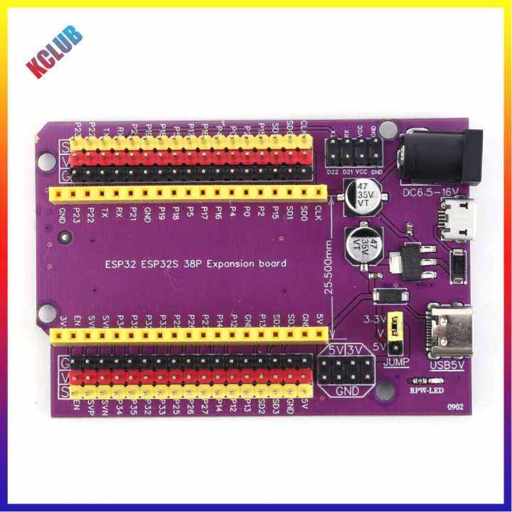 【coupon 20off】บอร์ดขยายสำหรับเครื่องพิมพ์ Esp32 Nodemcu 32s Lua Type C