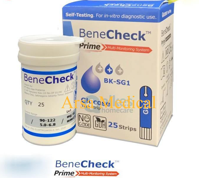 Strip Benecheck PRIME Glucose Test Strip Gula Darah | Lazada Indonesia