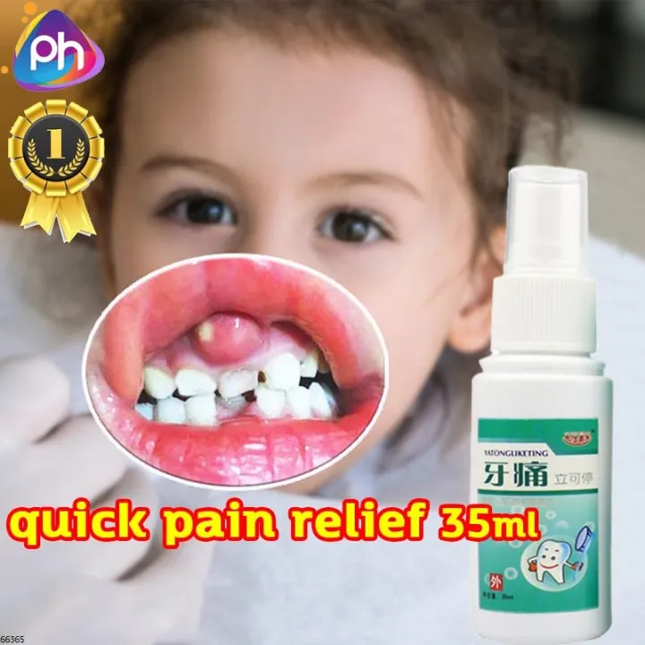toothpaste whitening teeth Immediate Relief from Toothache Spray 35ml ...