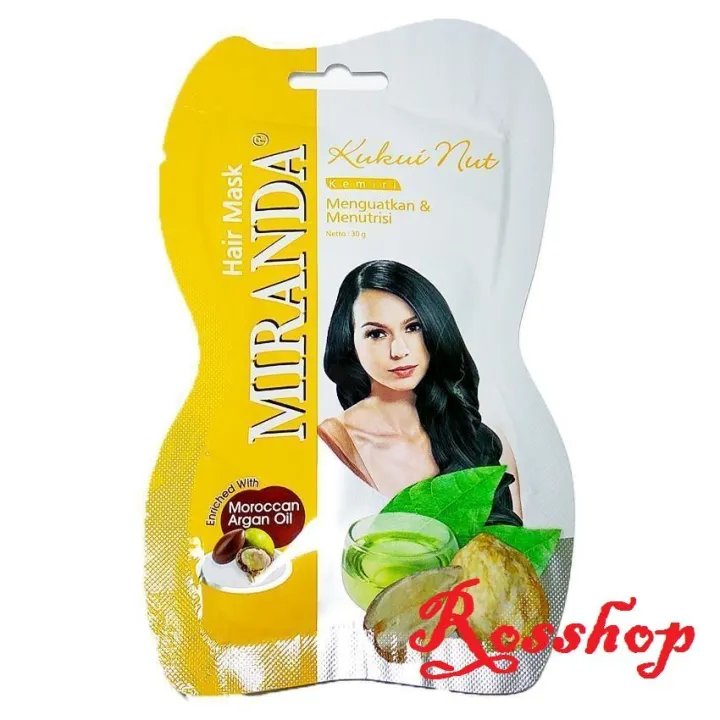 MIRANDA Hair Mask KUKUI NUT - 30 gr | Lazada Indonesia