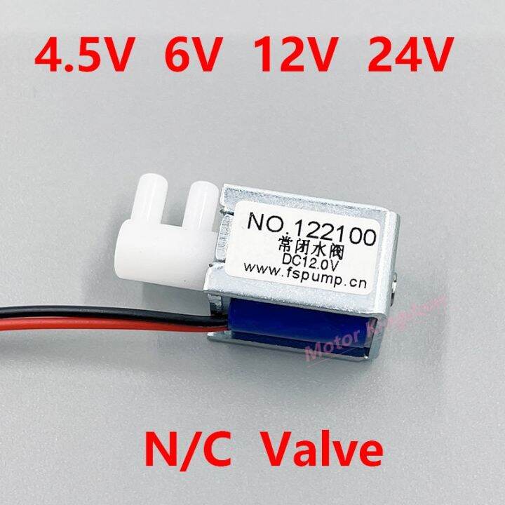 DC 4.5V 6V 12V 24V Tiny Mini Solenoid Valve Normally Closed N/C Flow Control Water Valve 5V ...