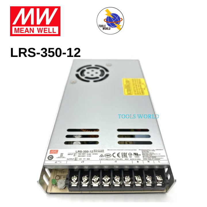 Mean Well LRS-350-12 12V 350W 29A Meanwell Power Supply - Original -1 Year Warranty | Lazada