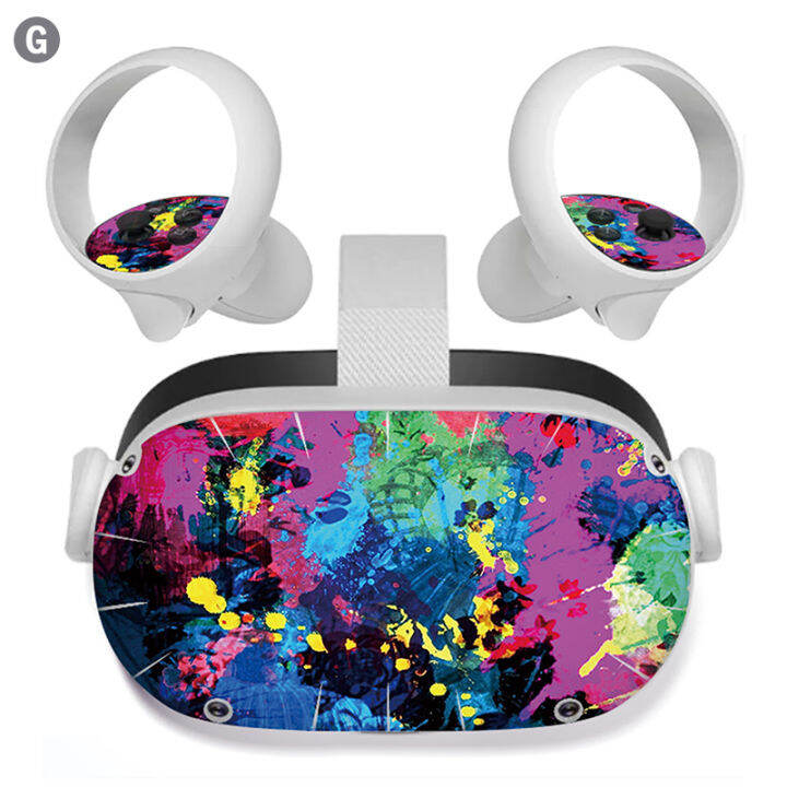 🔥🔥🔥 Littlegroot For Oculus Quest 2 VR Glasses Skin Sticker Controller ...
