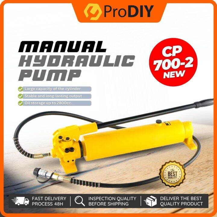 CP 700-2 Manual Pump Hydraulic Pump Hand Pump Hand Tools Pressure Pump High Storage Capacity ...