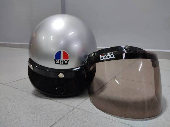 SGV 99 OPEN FACE HELMET WITH TINTED VISOR BOGO | Lazada