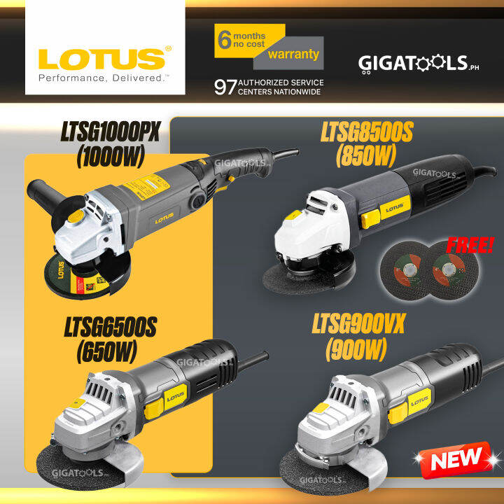 *NEW* Lotus 4-inches Angle Grinder LTSG1000PX / LTSG8500S / LTSG6500S ...