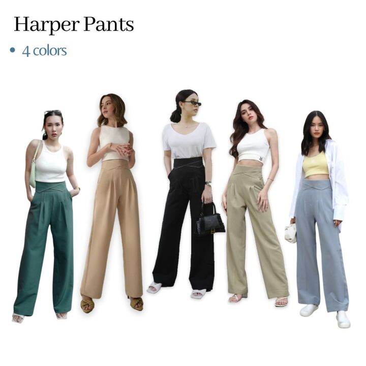Merge Official - Harper Pants 5 Colors (พร้อมส่ง) | Lazada.co.th