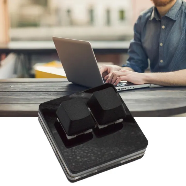 Black 2 Key Numerical Keyboard Mini Keyboard Copy Paste Custom Mechanical One Password Shortcuts ...