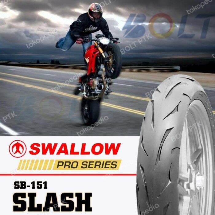 BAN SWALLOW UKURAN 130/70-17 SB-151 SLASH PRO SERIES | Lazada Indonesia