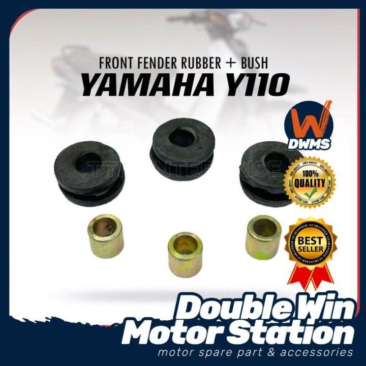 YAMAHA Y110 FRONT FENDER RUBBER + BUSH | Lazada