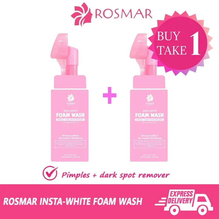 Buy1-Take1 Rosmar Insta - White FOAM WASH 10x Whitening with Cooling ...