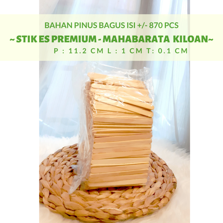 stik ice cream /stick es krim besar /stik es krim pinus | Lazada Indonesia