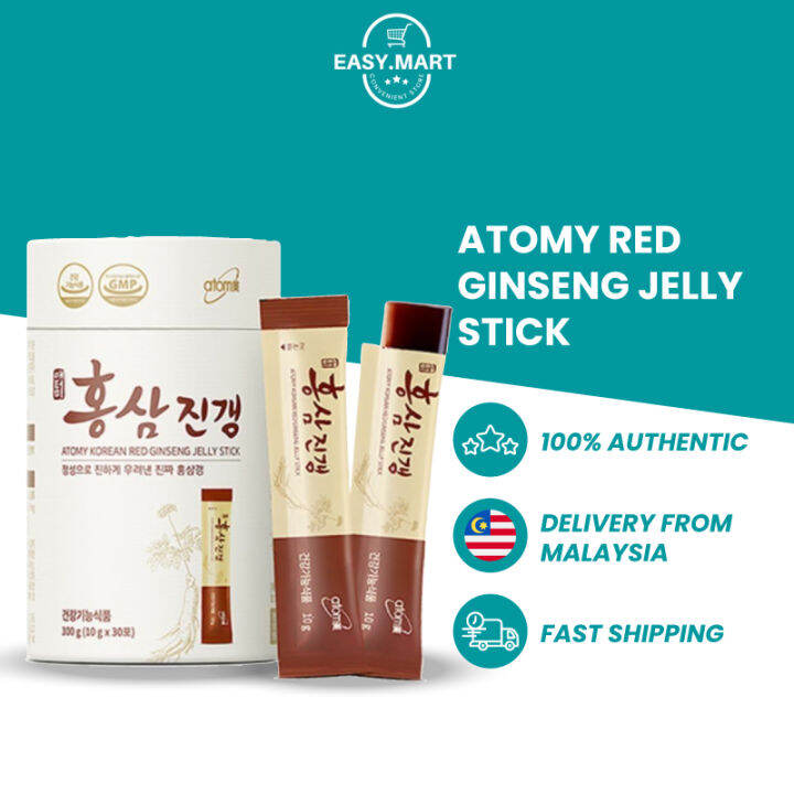 Atomy Korean READY STOCK Atomy Red Ginseng Jelly stick 300g (10g x 30 ...