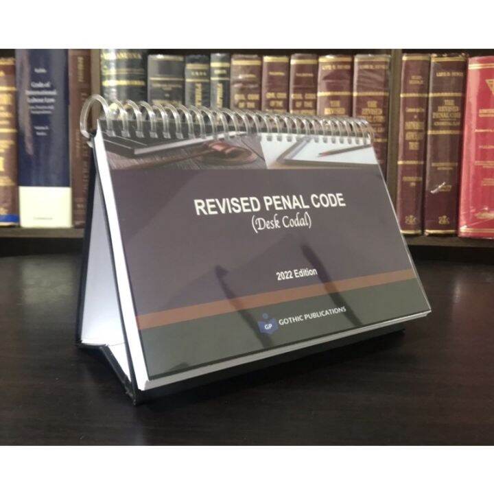 (1 Codal) Revised Penal Code (Desk Codal) (2022 Edition) | Lazada PH