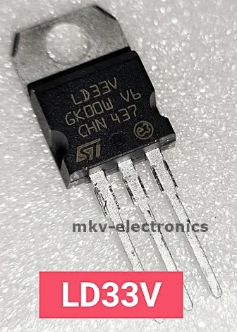 (2ตัว) LD33CV , ใช้แทนเบอร์ S111733PI , LD1117V33 , LD1117AV33 , 3.3V 0 ...
