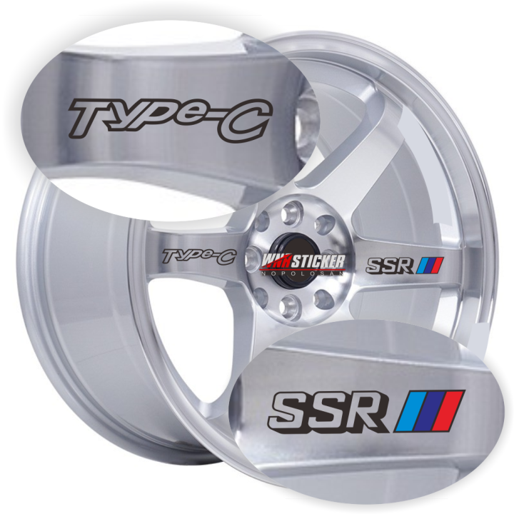 Sticker Velg mobil ssr 1 set | Lazada Indonesia