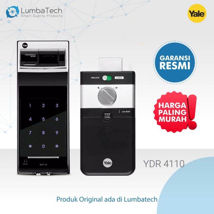 Kunci Digital Door Lock Yale YDR 4110 | Assa Abloy Bergaransi | Lazada ...