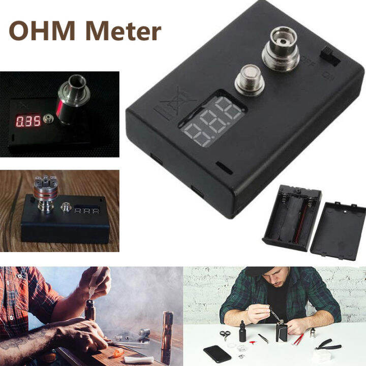 Ohm Meter Vapor Pengukur Resistensi Ohm Voltage Atomizer Cartomizer ...