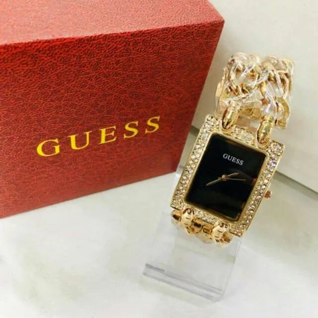 SQUARE GUESS WATCH! BEST SELLER WTACH | Lazada PH