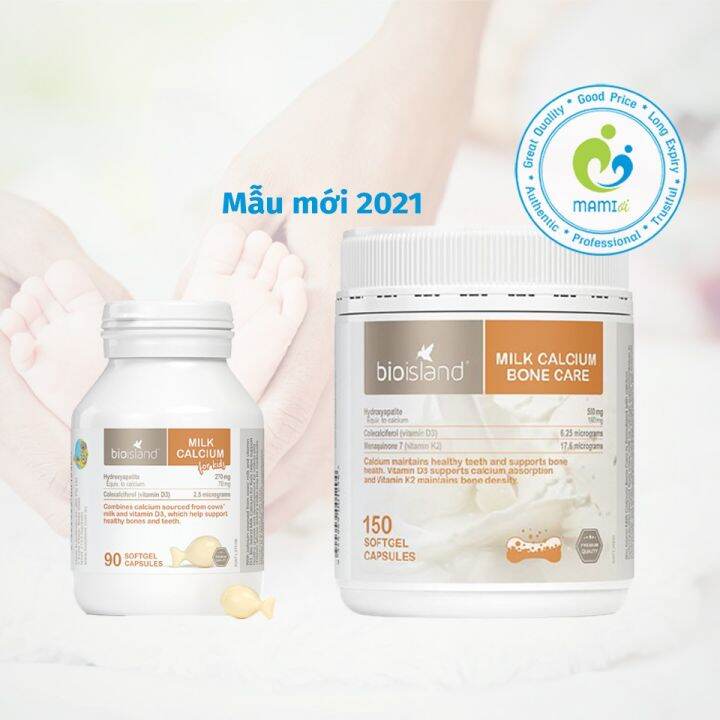 Canxi sữa hữu cơ (150v) hỗ trợ xương khớp bổ sung canxi cho người trên ...