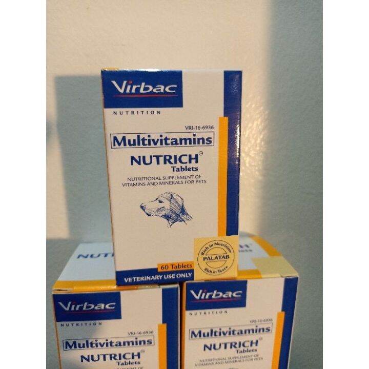 NUTRICH VIRBAC 60Tablets | Lazada PH
