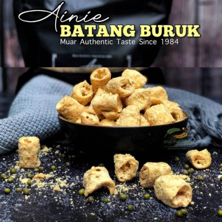 ﺴ☸ Batang Buruk Muar Kuih Raya Original Handmade Kacang Hijau Asli Tiada Campuran Susu Rangup