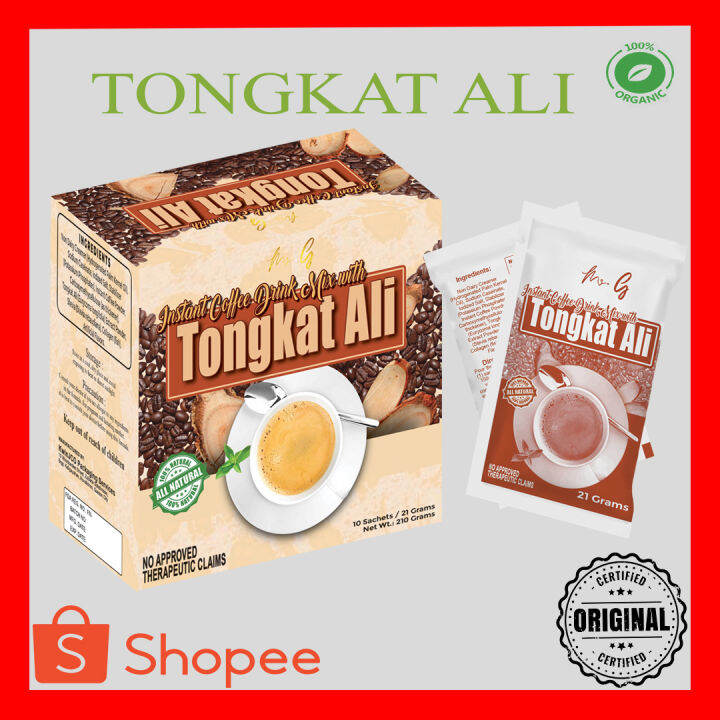 Tongkat Ali Coffee 10 Sachet Per Box | Lazada PH