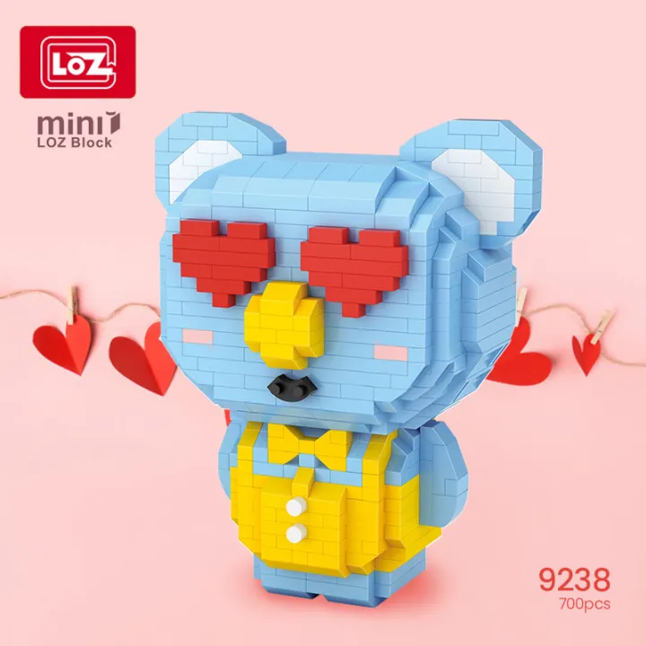 LOZ IDEAS Mini Block iBLOCK FUN In Love Kola Cartoon Character Diamond ...