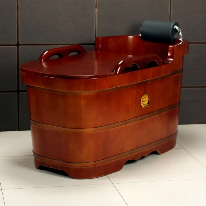 ∋ High end imported oak barrel automatic heating bath barrel household ...