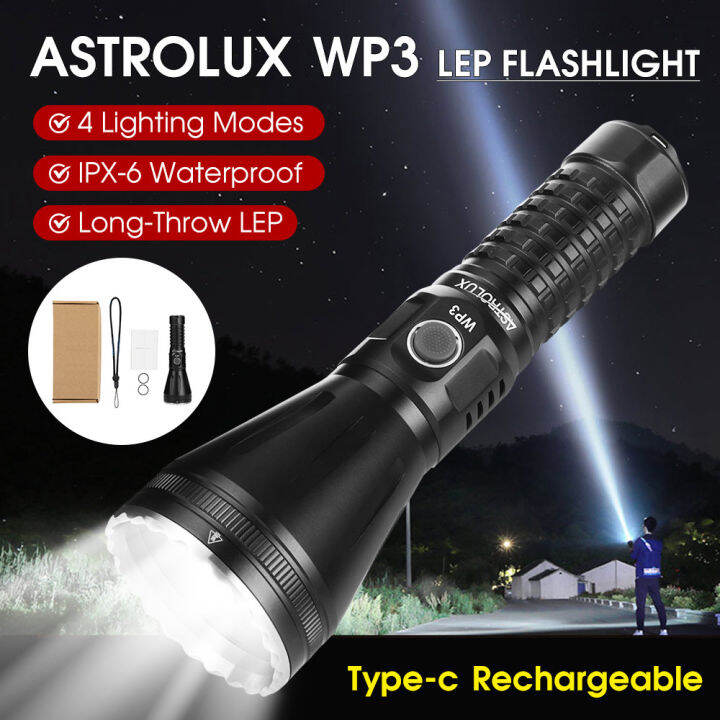 Astrolux? WP3 2.9KM 562LM Long Distance Throwing LEP Flashlight Strong ...