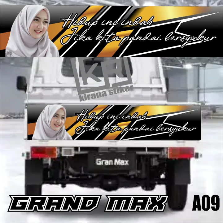 STICKER GRANDMAX PICK UP / STIKER BAK BELAKANG GRANDMAX / DECAL STICKER ...