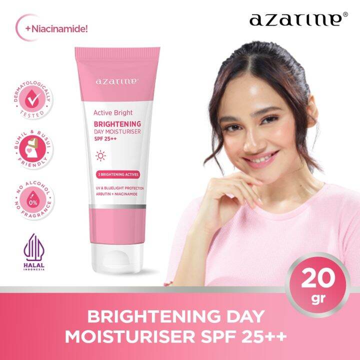 Azarine Active Bright Brightening Day Moisturiser SPF25++ | Lazada ...