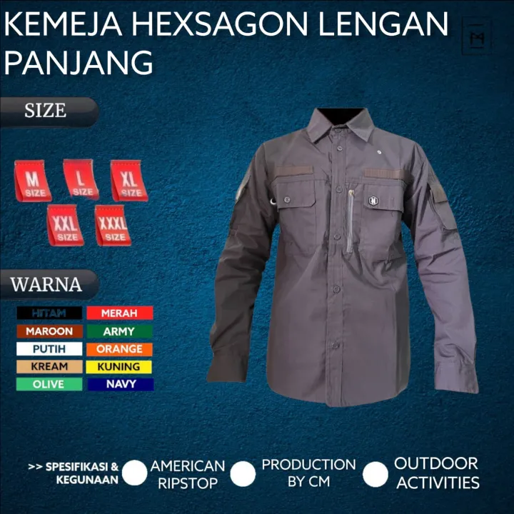 KEMEJA PDL TACTICAL HEXAGON LENGAN PANJANG // KEMEJA LAPANGAN // KEMEJA ... KEMEJA PDL TACTICAL HEXAGON LENGAN PANJANG // KEMEJA LAPANGAN // KEMEJA ...